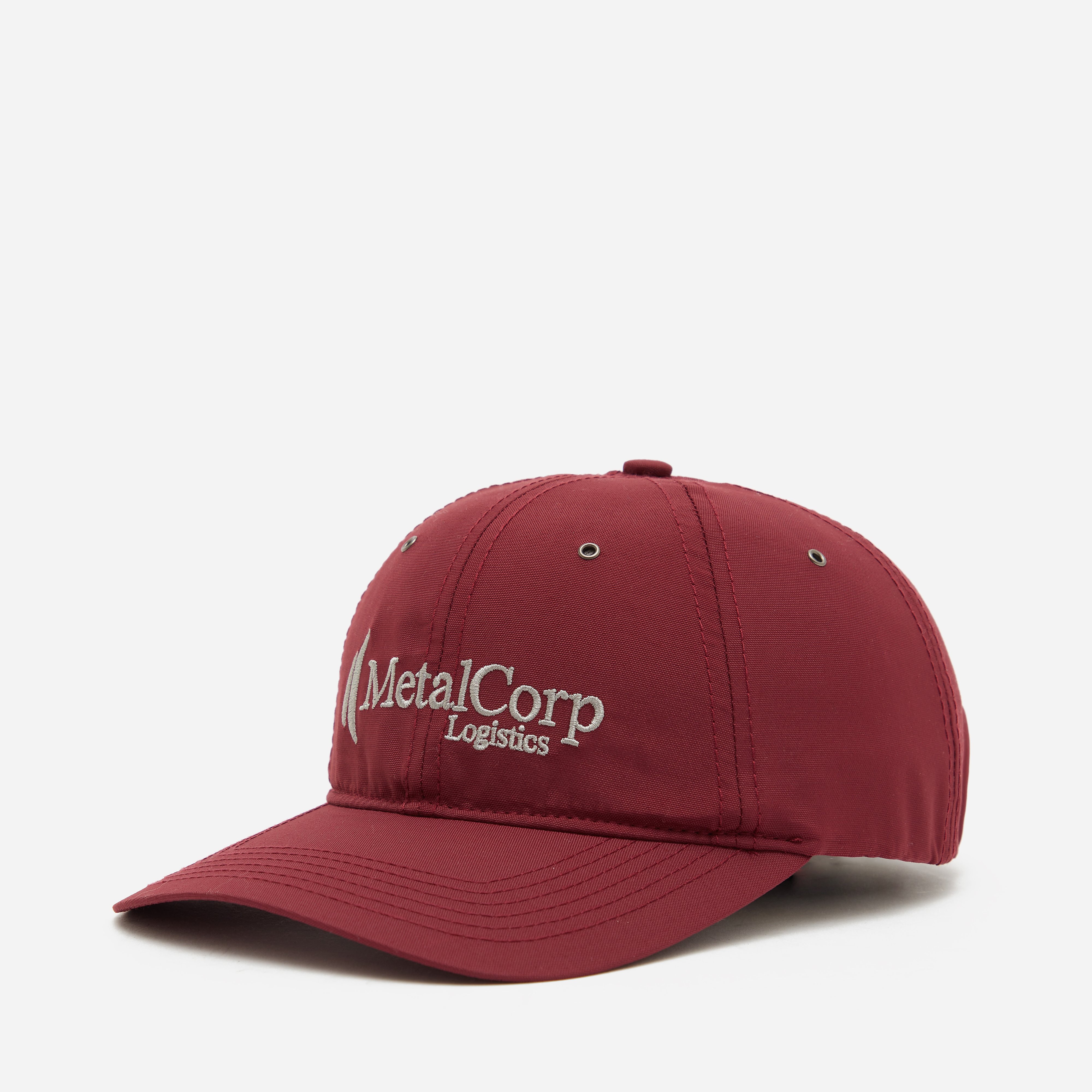 Metalwood Studio Metalcorp Dad Cap, Red - Curated Menswear