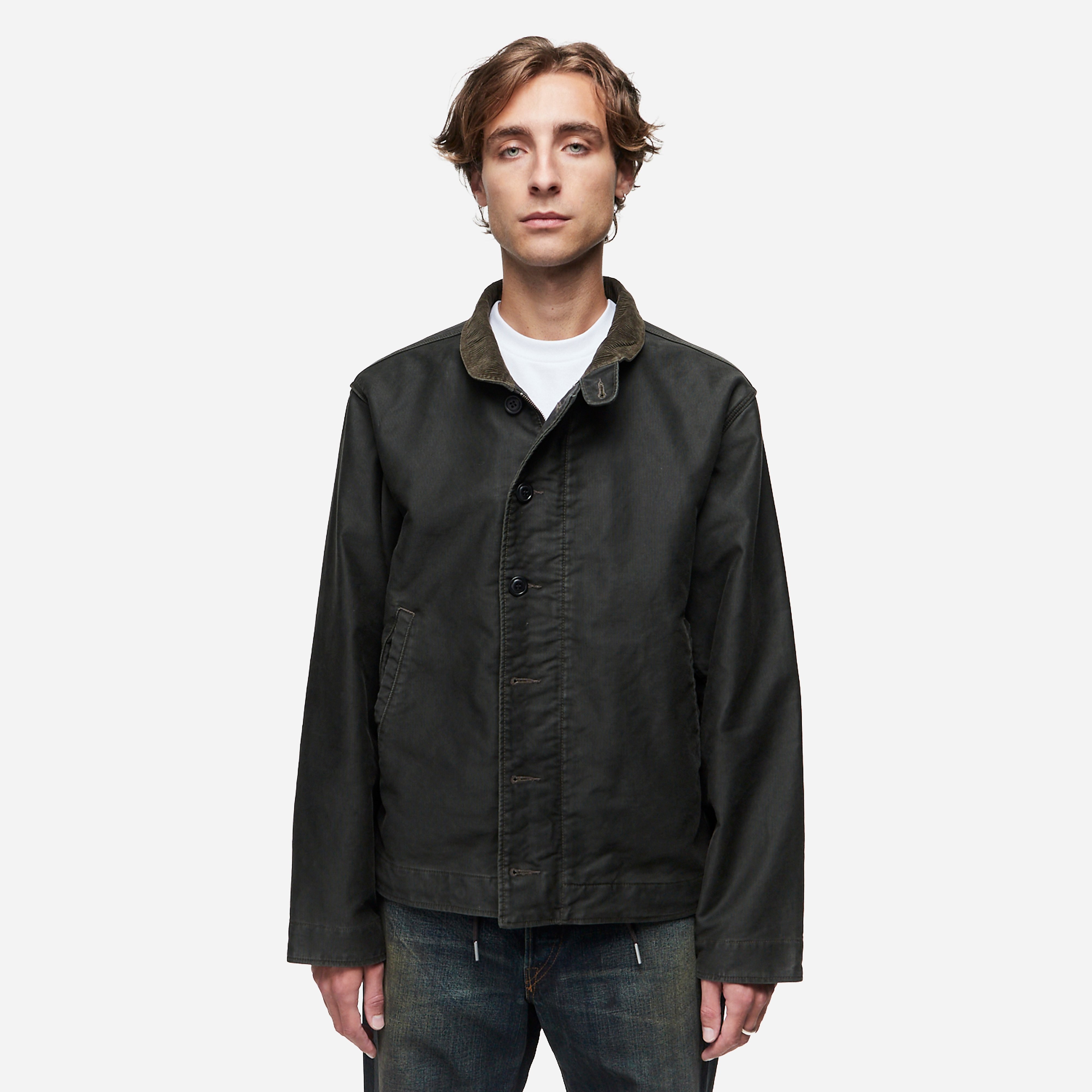 RRL by Ralph Lauren Bower Deck Jacket, Black - Curated Menswear