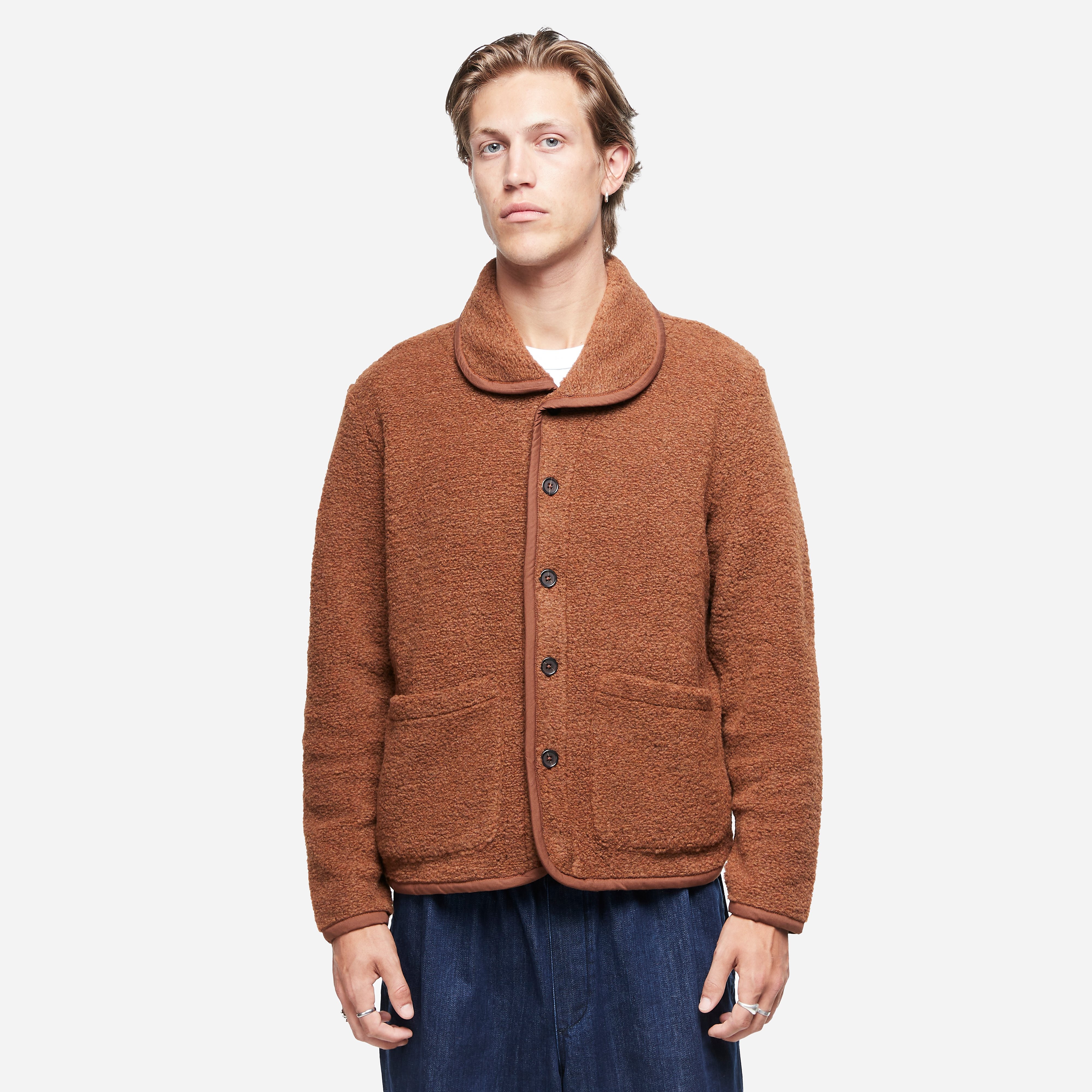 Universal Works Lancaster Jacket, Orange - Curated Menswear