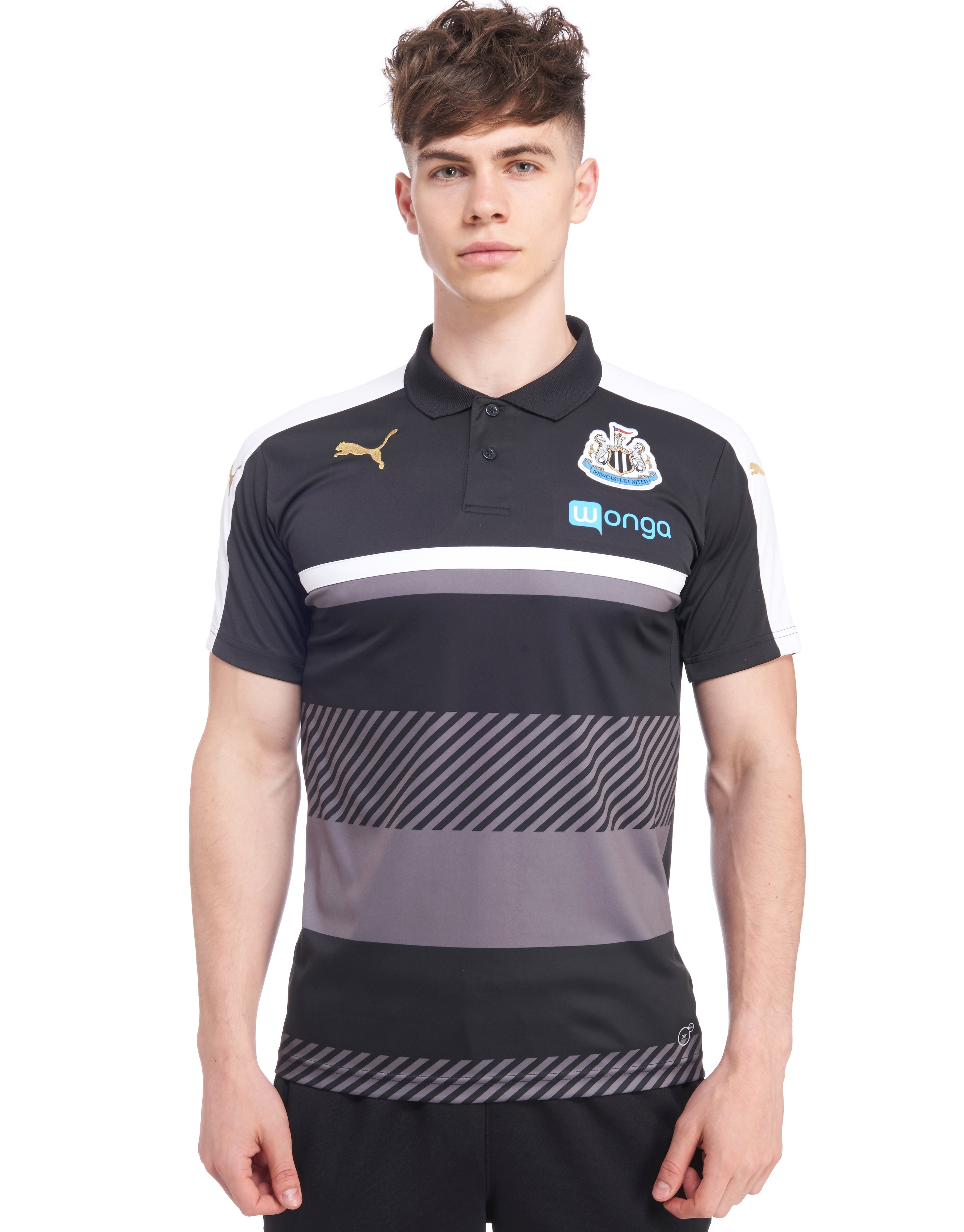 Puma Newcastle United Mens Black Training Polo Shirt | FOOTY.COM